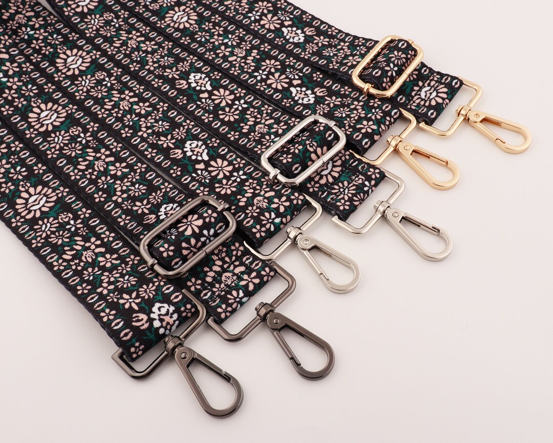 1.5" (38mm) Width 82cm-148cm Blue Grey Adjustable Crossbody Strap ...