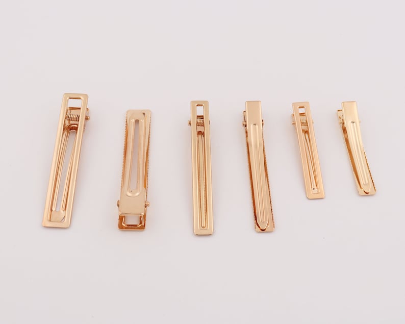 Light Goldir Acessory Banks Hair Clips Bulk Aliigator Clips - Etsy