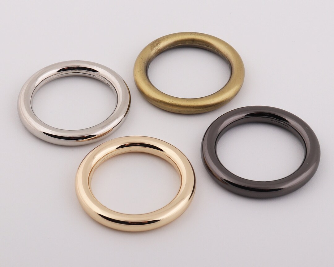1.25" (32mm Inner) Metal O Ring Round O Ring Purse O Ring Circle Ring ...