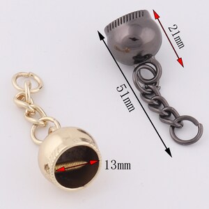 13mm Inner Metal Tassel Cap Rope Head Cap End Cap for Leather ...