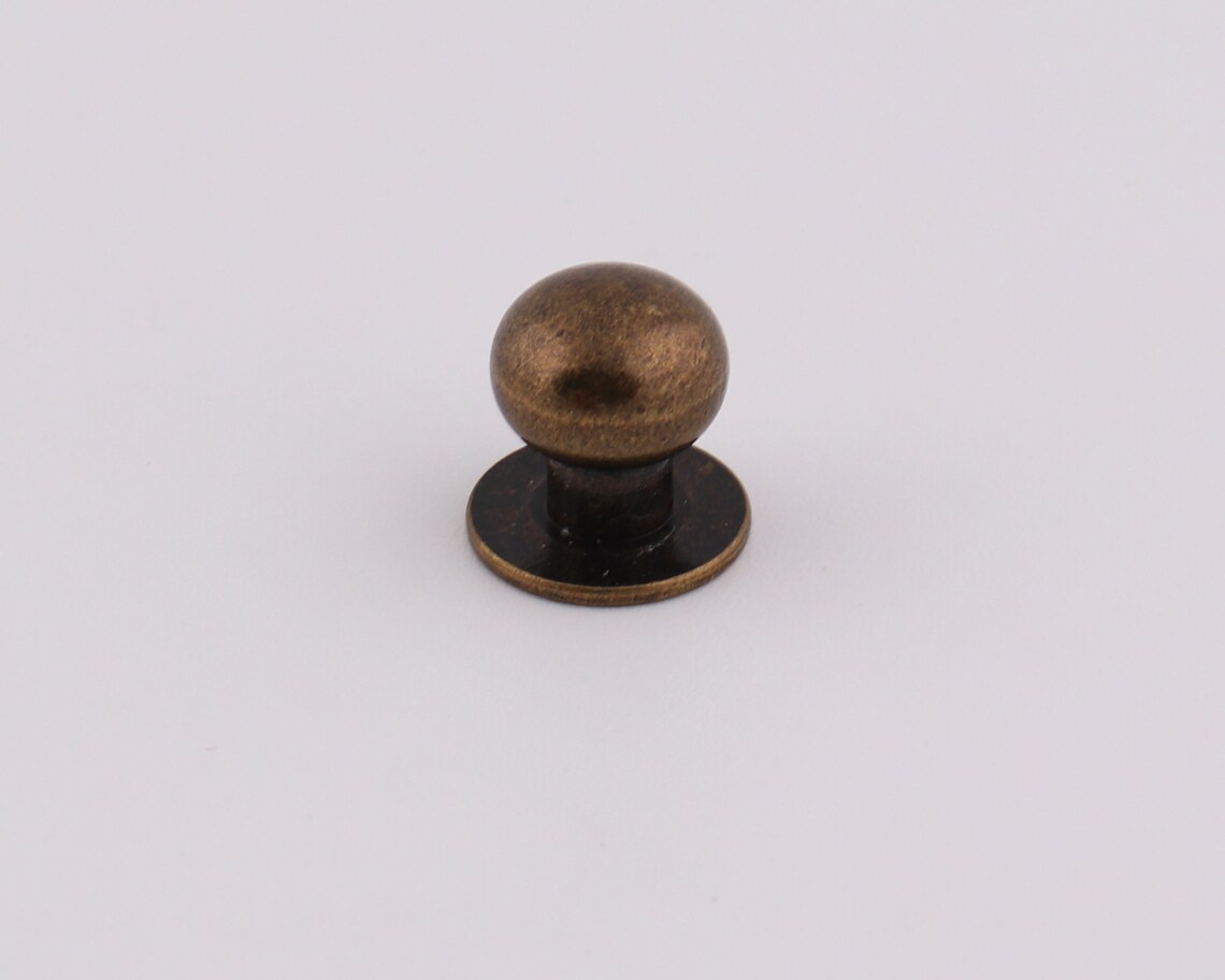 10 Mm Metal Screw Rivets Round Head Screwed Rivets Leather Rivet Metal ...