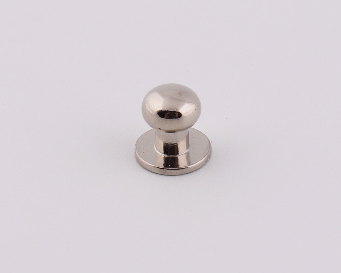 7 Mm Metal Screw Rivets Round Head Screwed Rivets Leather - Etsy