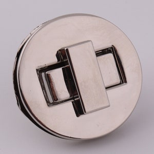 1-2-5 Pcs Circle Bag Lock Purse Twist Lock Metal Lock Turn Lock Purse ...