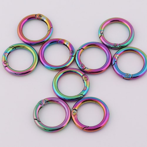 1 25mm Inner Colorful Spring O Ring Clasps Spring Gate - Etsy