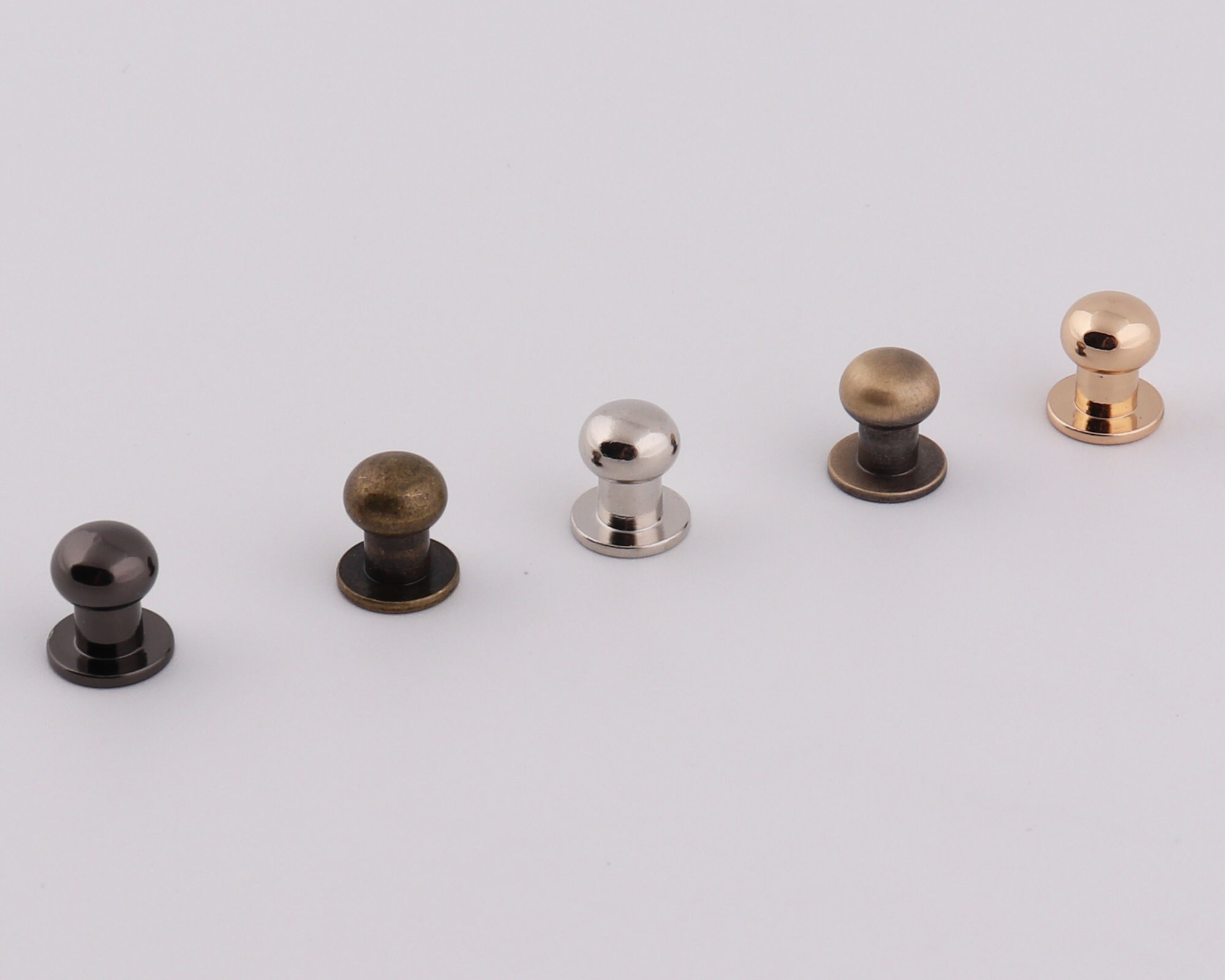 8 Mm Metal Screw Rivets Round Head Screwed Rivets Leather Rivet Metal ...