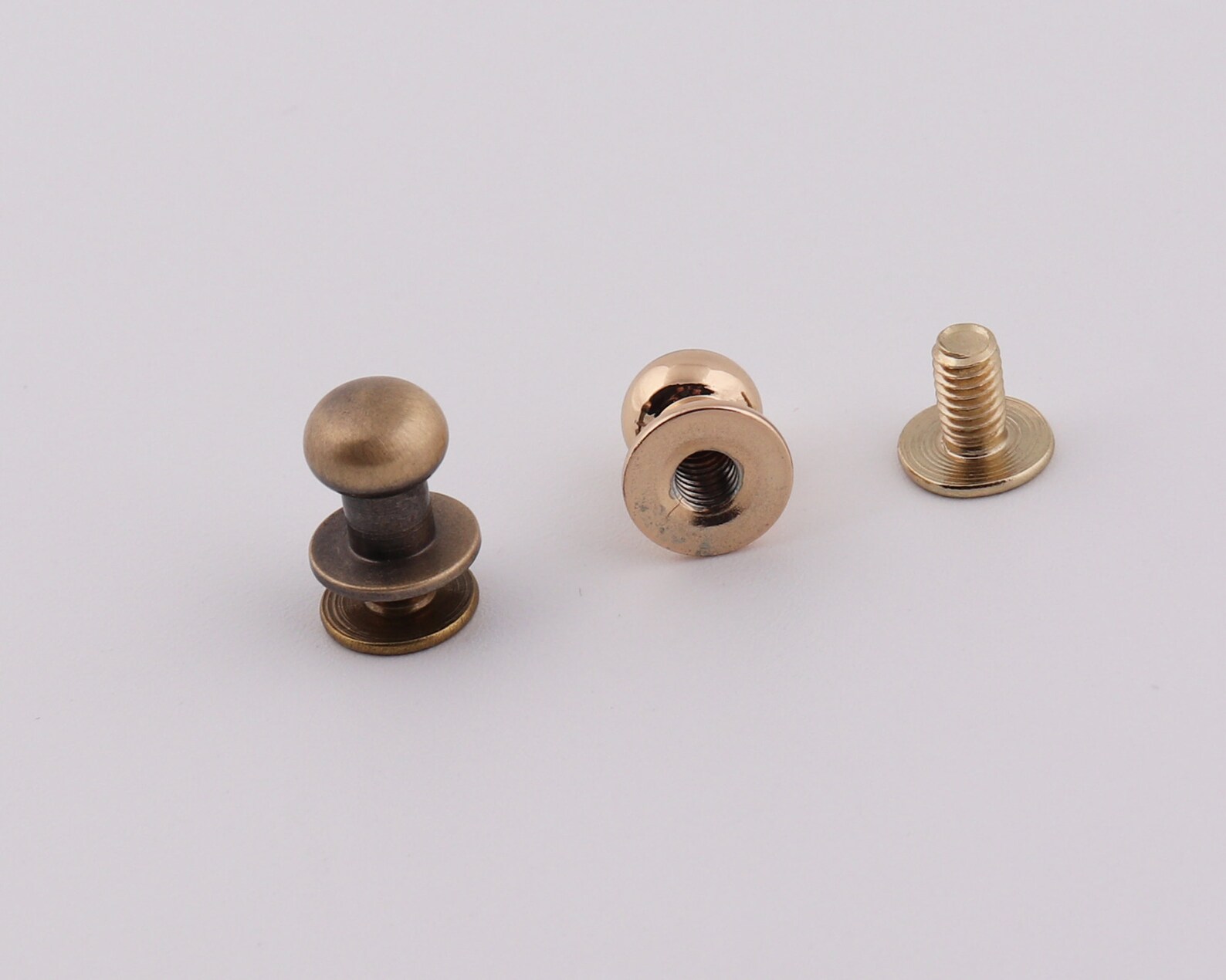 8 Mm Metal Screw Rivets Round Head Screwed Rivets Leather Rivet Metal ...