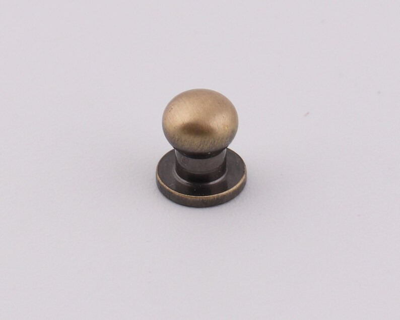 6 Mm Metal Screw Rivets Round Head Screwed Rivets Leather - Etsy