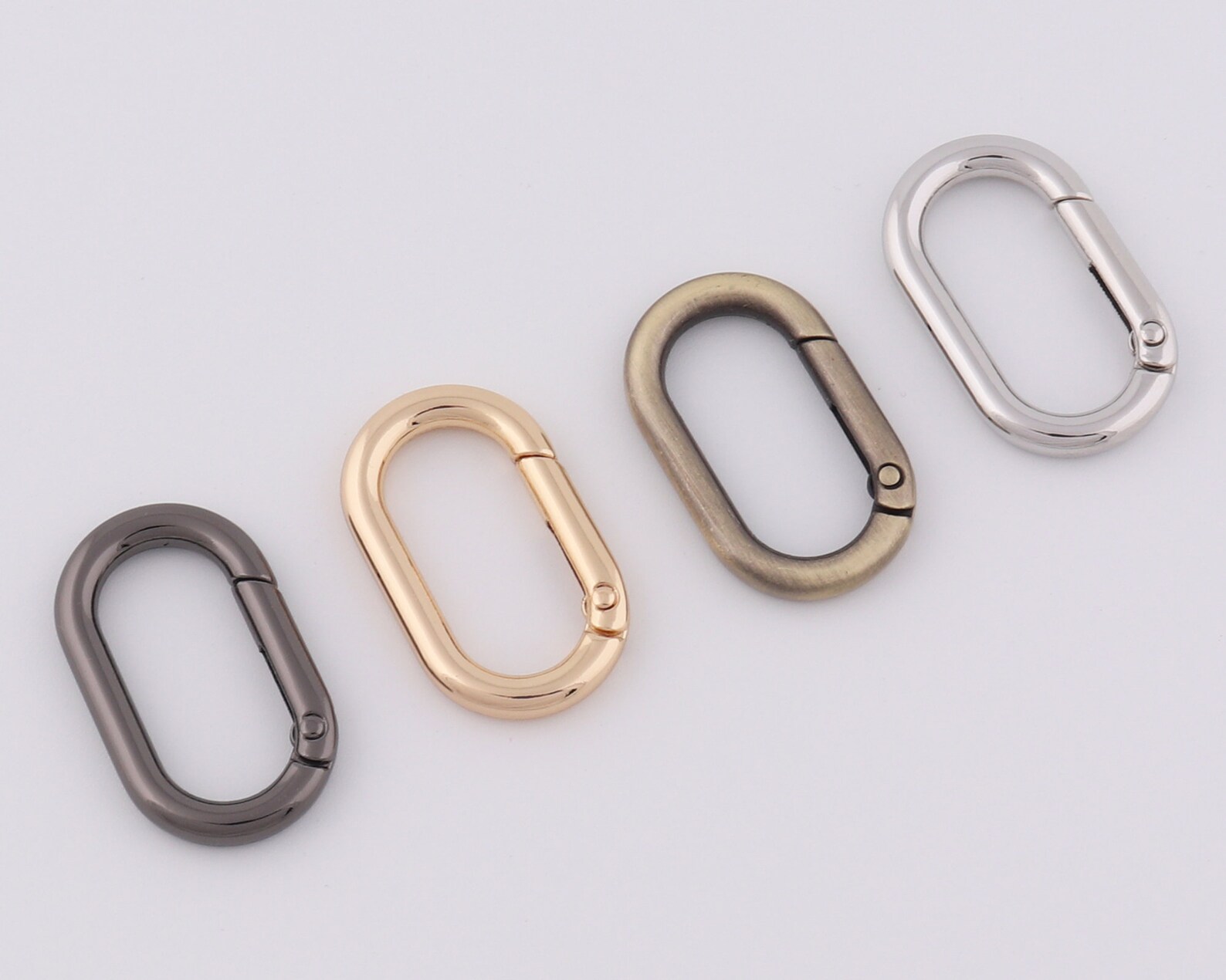 1.25 32mm Inner Oval Spring O Ring Metal Clasps Spring - Etsy