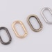 1.25" (32mm Inner) Oval Spring O Ring Metal Clasps Spring Gate Ring ...