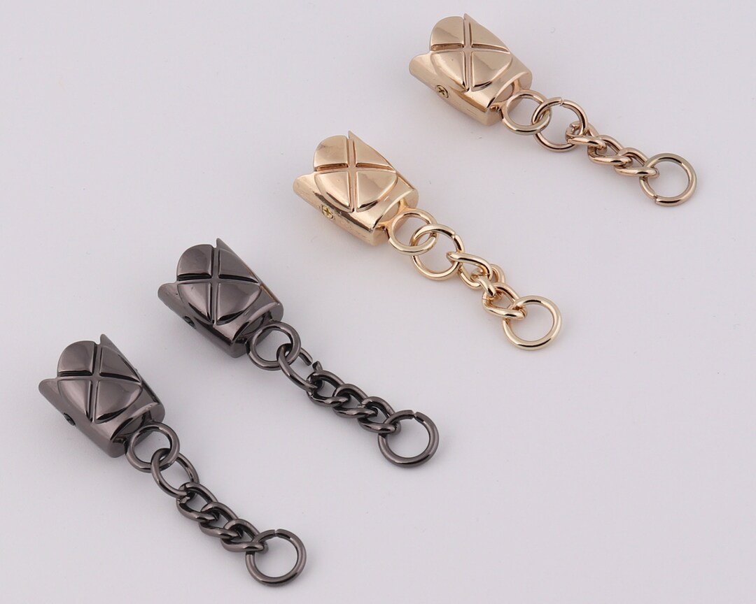 12mm×10mm Inner Tassel Cap Bag Hardware End Cord Black Tassel Cap ...