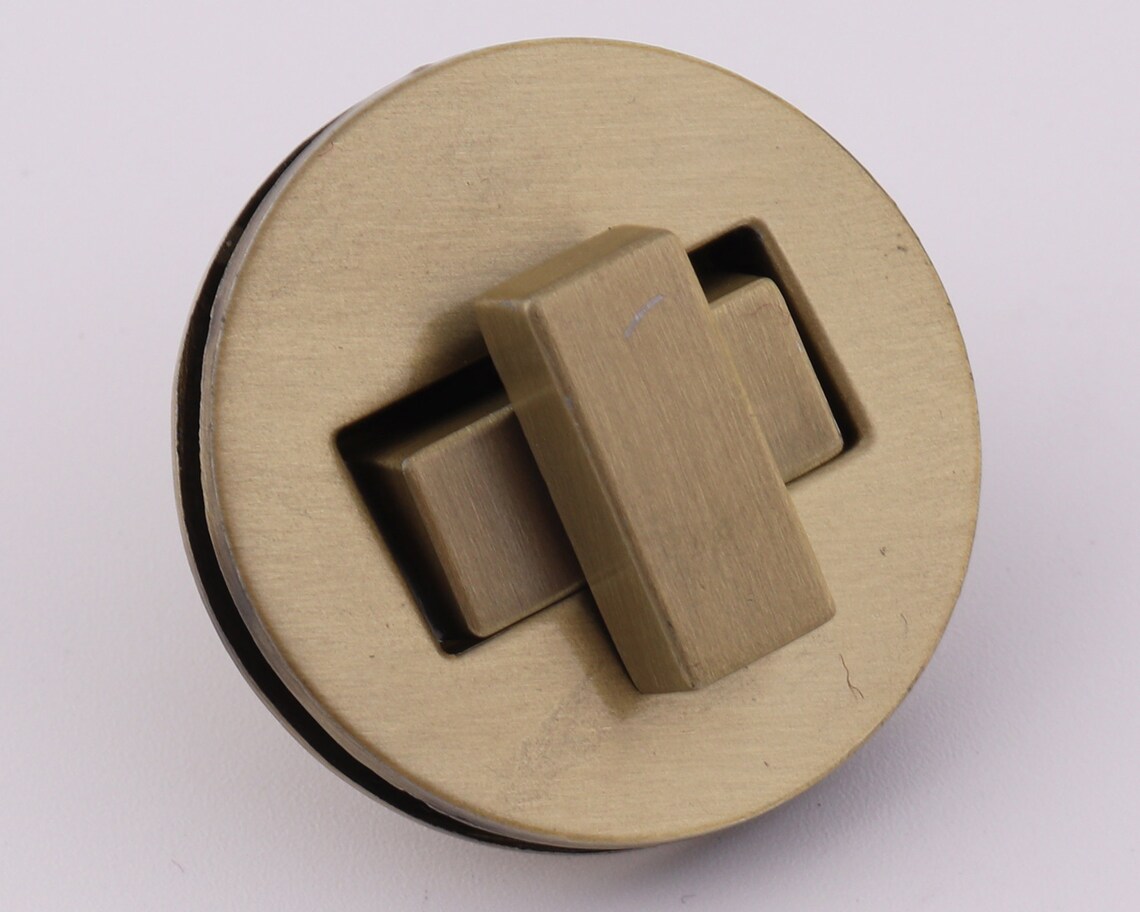 1-2-5 Pcs Circle Bag Lock Purse Twist Lock Metal Lock Turn | Etsy