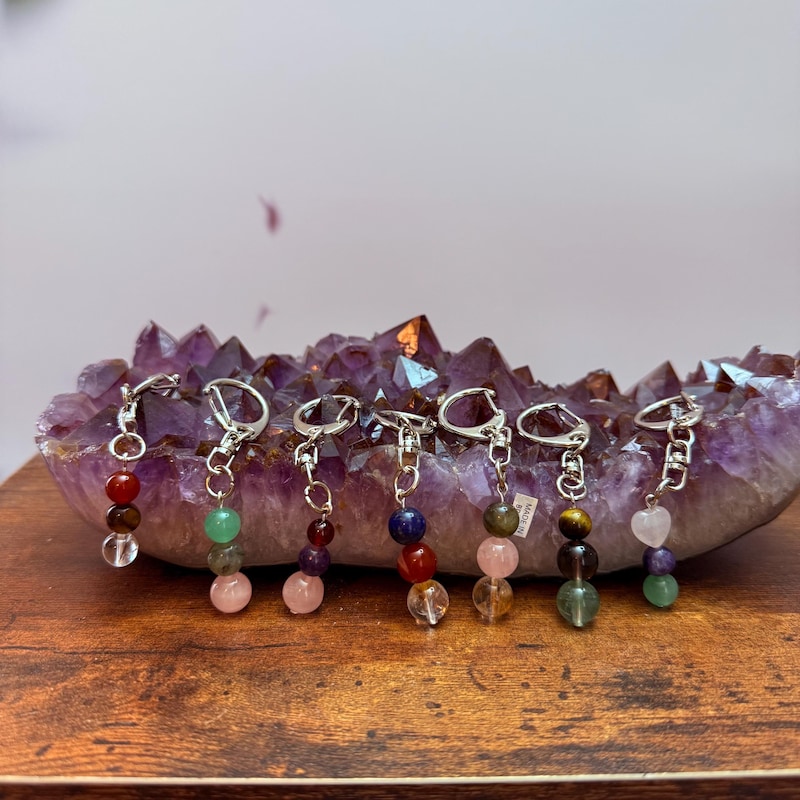 Crystal Keychain - Etsy
