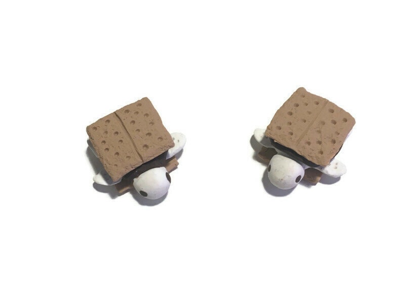 S'mores Polymer Clay Turtle - Etsy