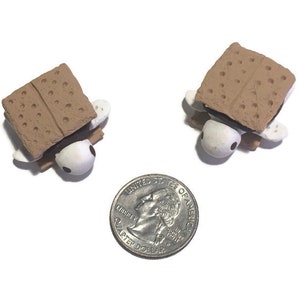 S'mores Polymer Clay Turtle - Etsy