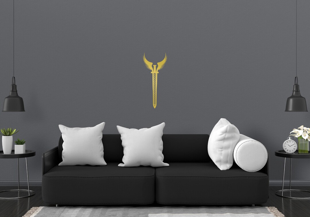 Valkyrie Sword Norse Mythology Vinyl Decal Waterproof Outdoor Vinyl ...