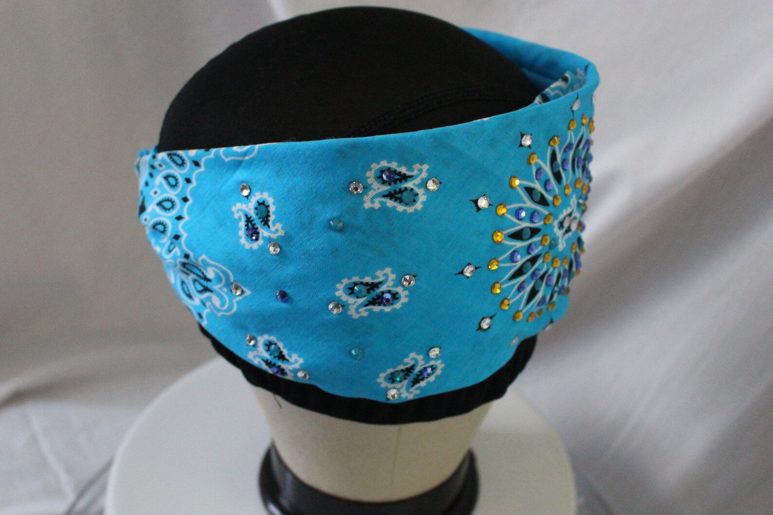 Blue Headband With Starburst Design - Etsy