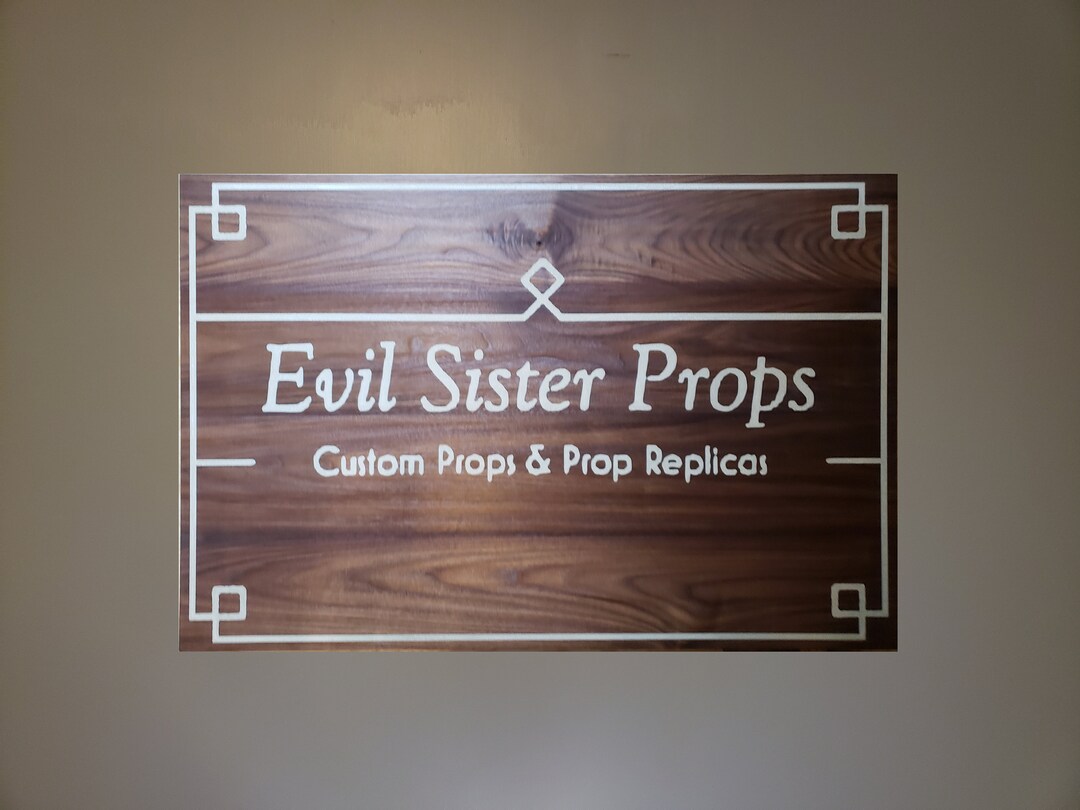 Custom CNC Epoxy Filled Sign - Etsy