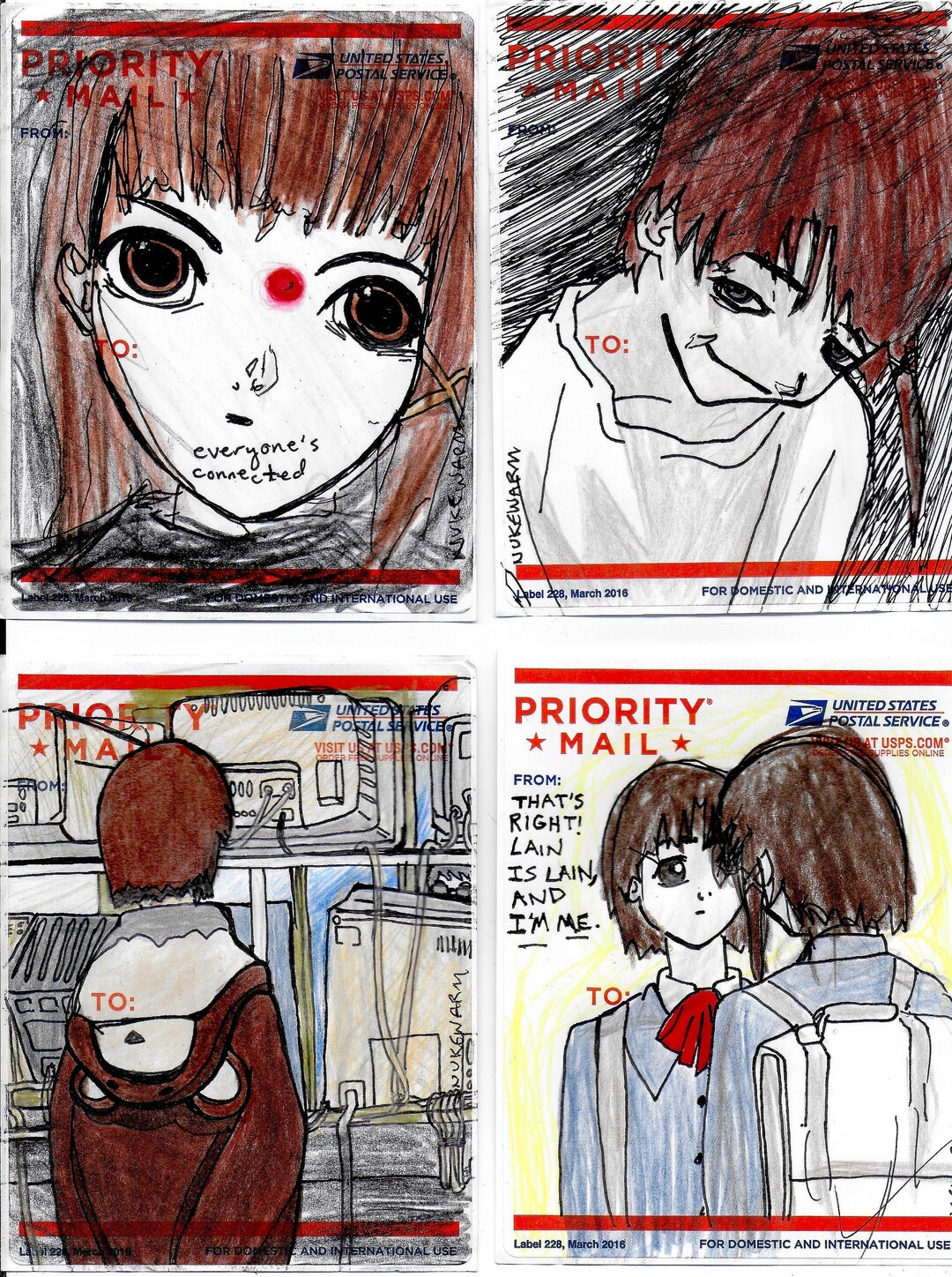 Lainpilled Stickers Label 228 Slaps - Etsy