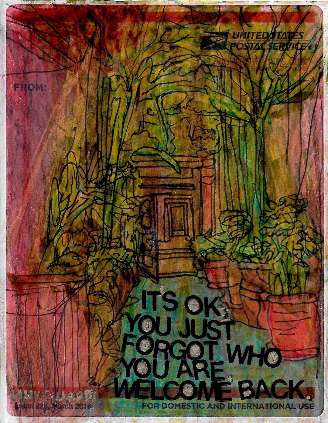 Welcome Back Self Love Sticker Label 228 Slaps - Etsy