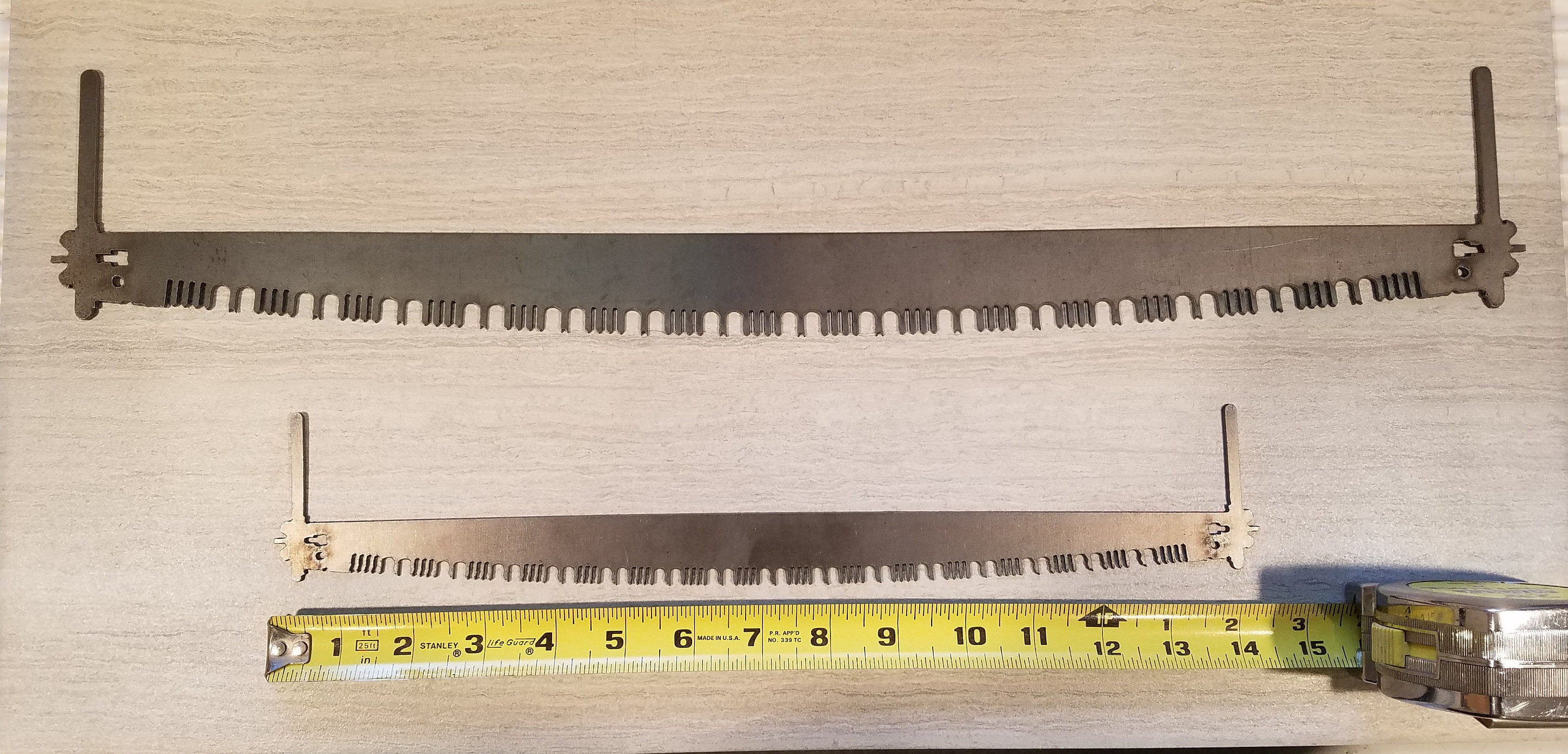 CNC Plasma Art Logging Style Two-man Buck Saw Replica - Etsy