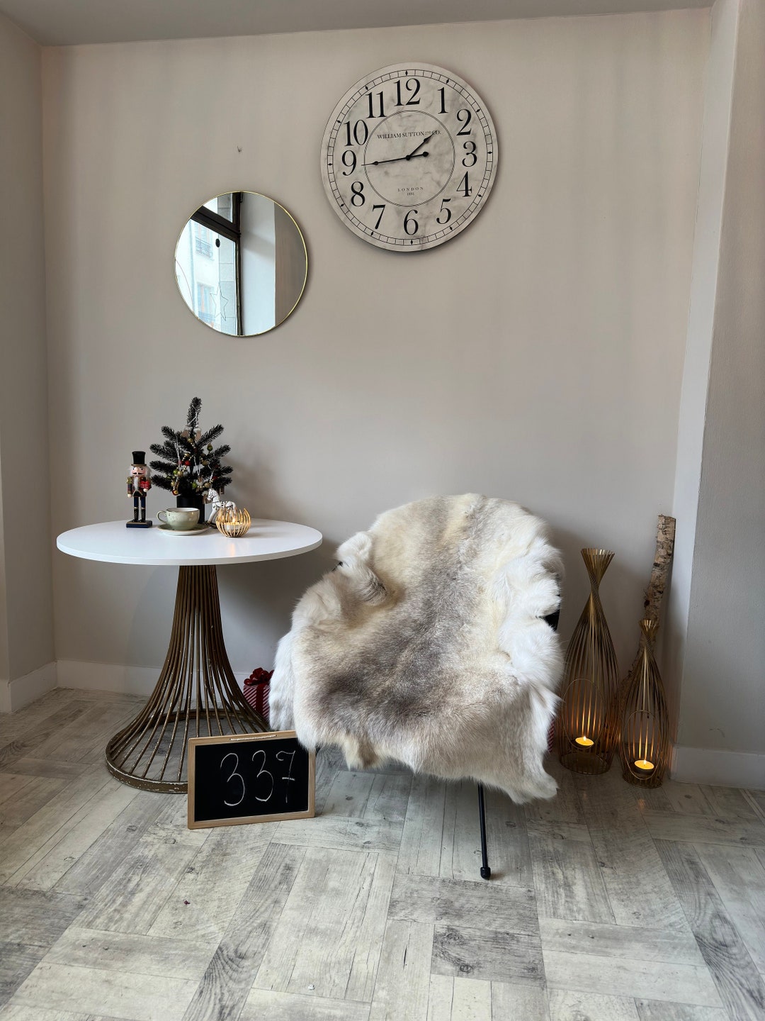 Rare Reindeer Skin Exclusive Unique Giant Size Scandinavian Style Skin ...