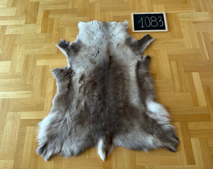 Luxurious Reindeer Skin B Grade Giant Size Unique 127 X 108 Cm ...