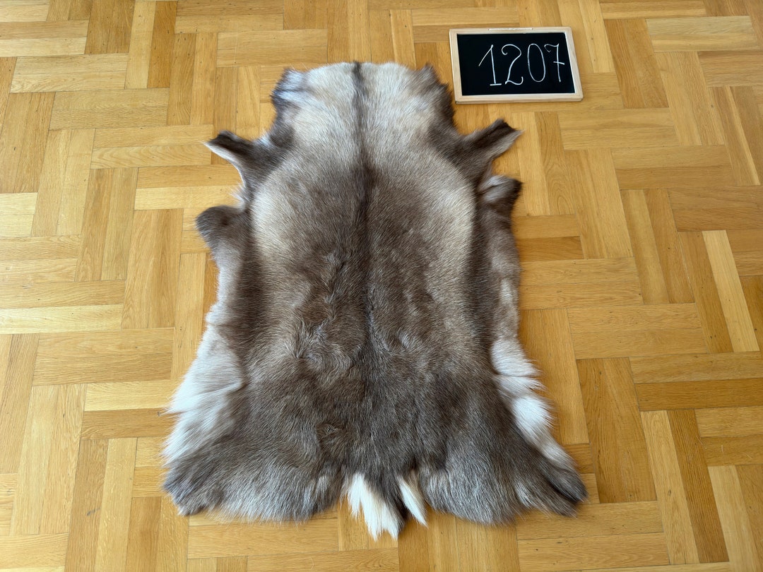 Exclusive Reindeer Hide B Grade Giant Unique 116 X 86 Cm Scandinavian ...