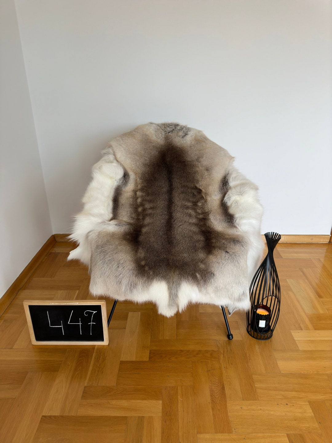 Exclusive Reindeer Hide Unique Giant Size 148 X 117 Cm Reindeer Skin ...