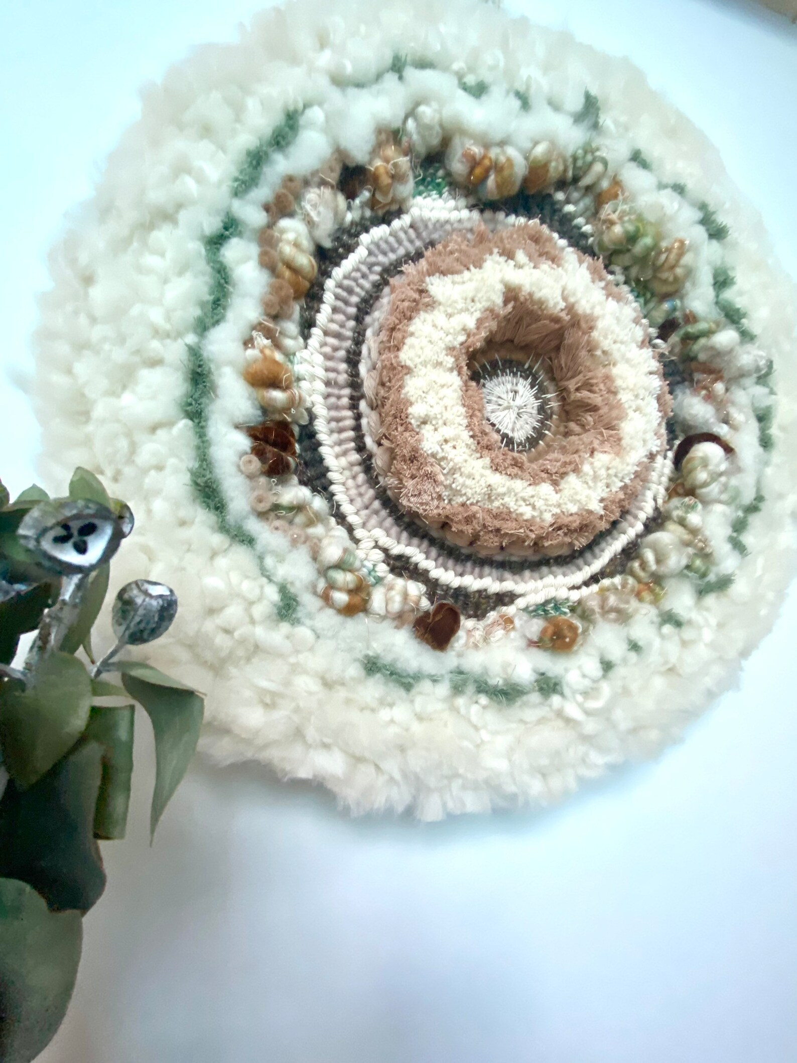 Circle Weave Weaving Round Woven Wall Hanging 50cm - Etsy