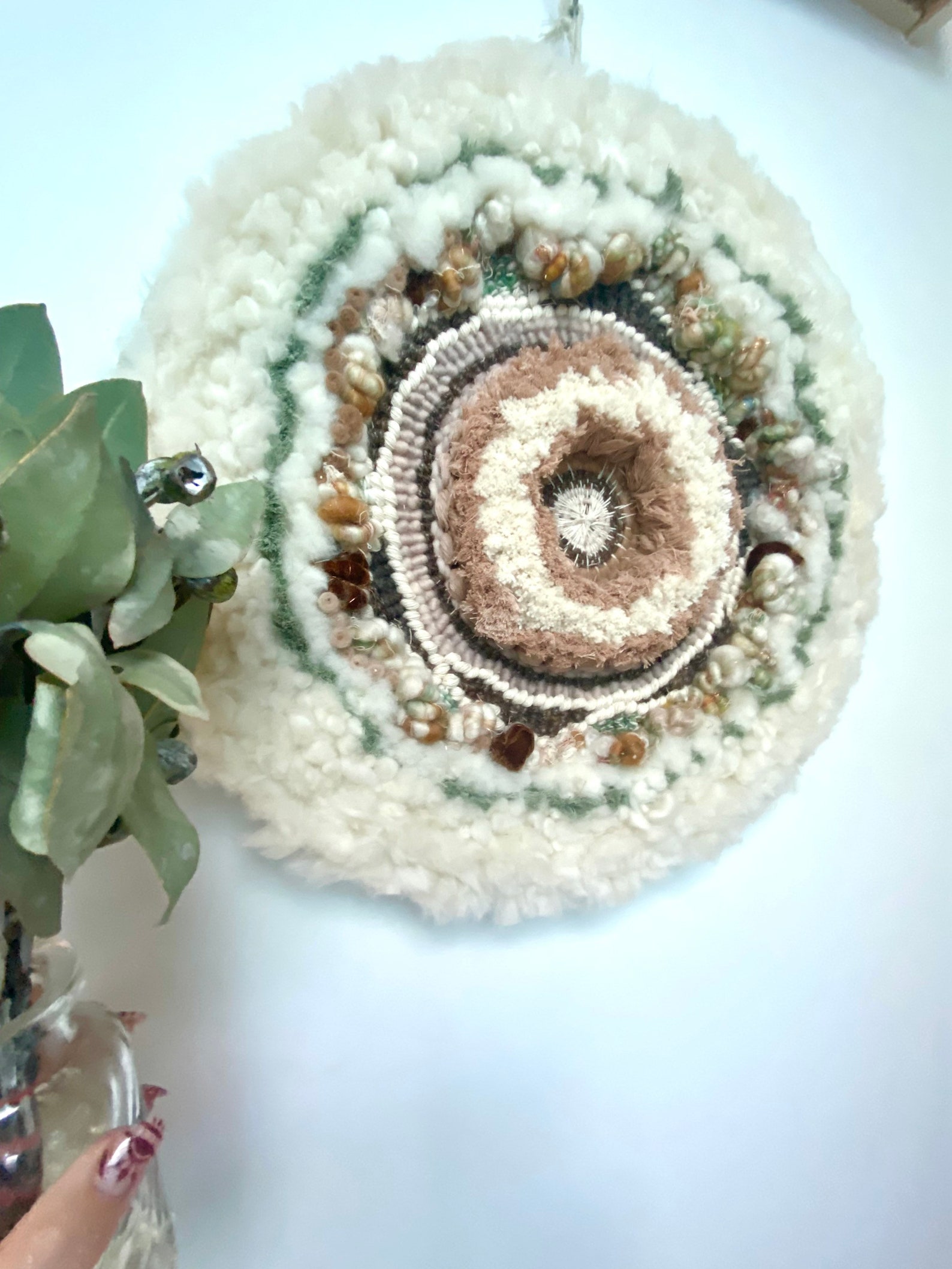 Circle Weave Weaving Round Woven Wall Hanging 50cm - Etsy