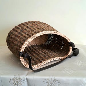 Wicker Basket Foraging Basket Shoulder Mushroom Hunters Basket ...