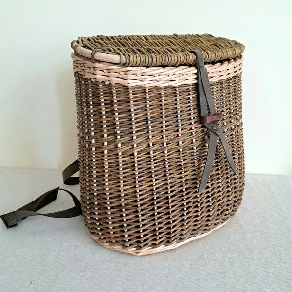 Basket Backpack - Etsy