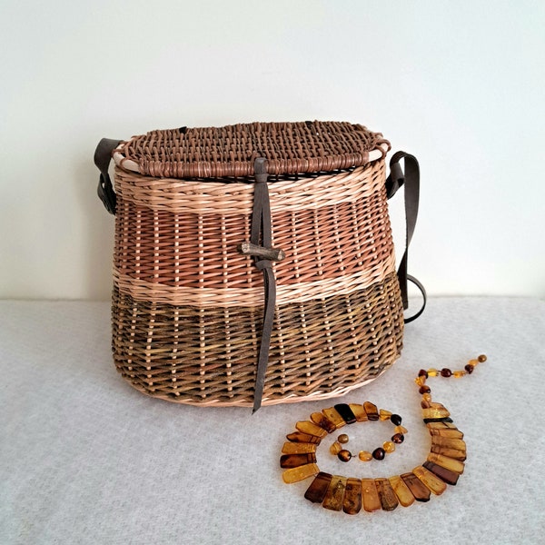 Wicker Handbag - Etsy