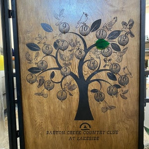Custom Made Golf Birdie Tree - 24”x36” - Etsy