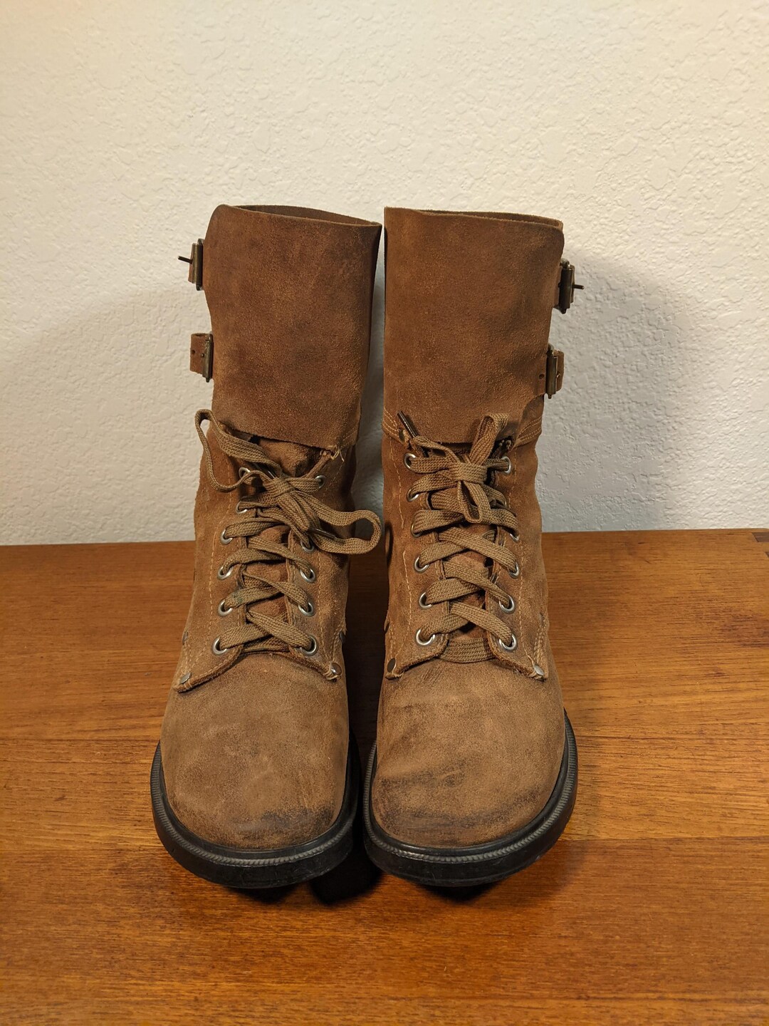 WW2 M43 Double Buckle Leather Combat Boots Size 5 - Etsy