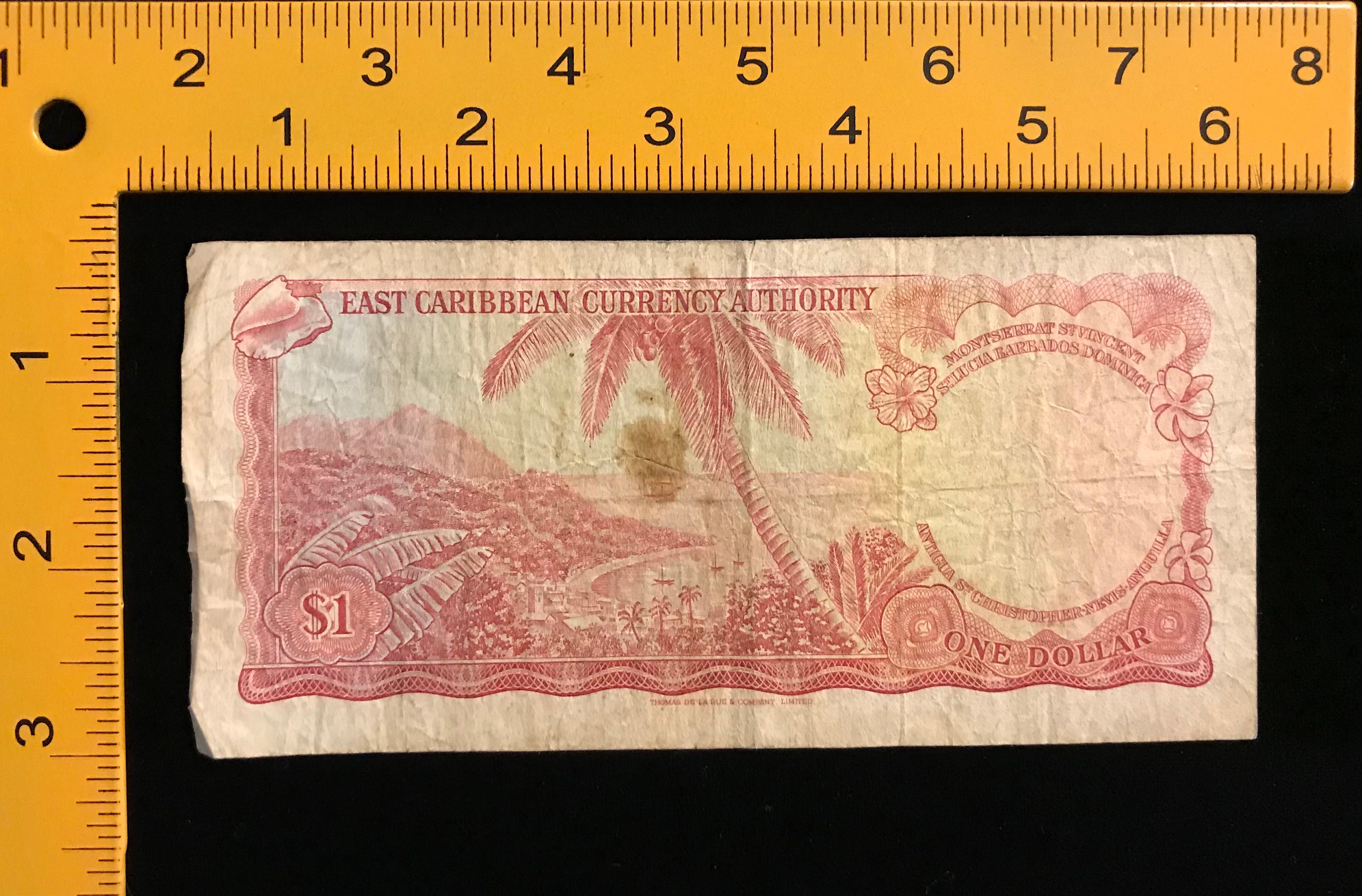 East Caribbean Currency Authority 1965 One Dollar Note - Etsy