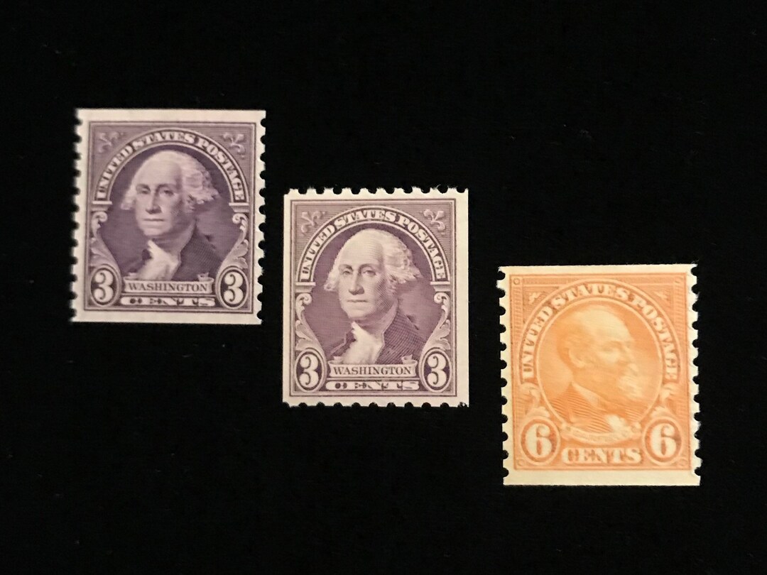 Scott 721 to 723 Mint Coil Stamps, Set of 3, Vintage 1932 - Etsy