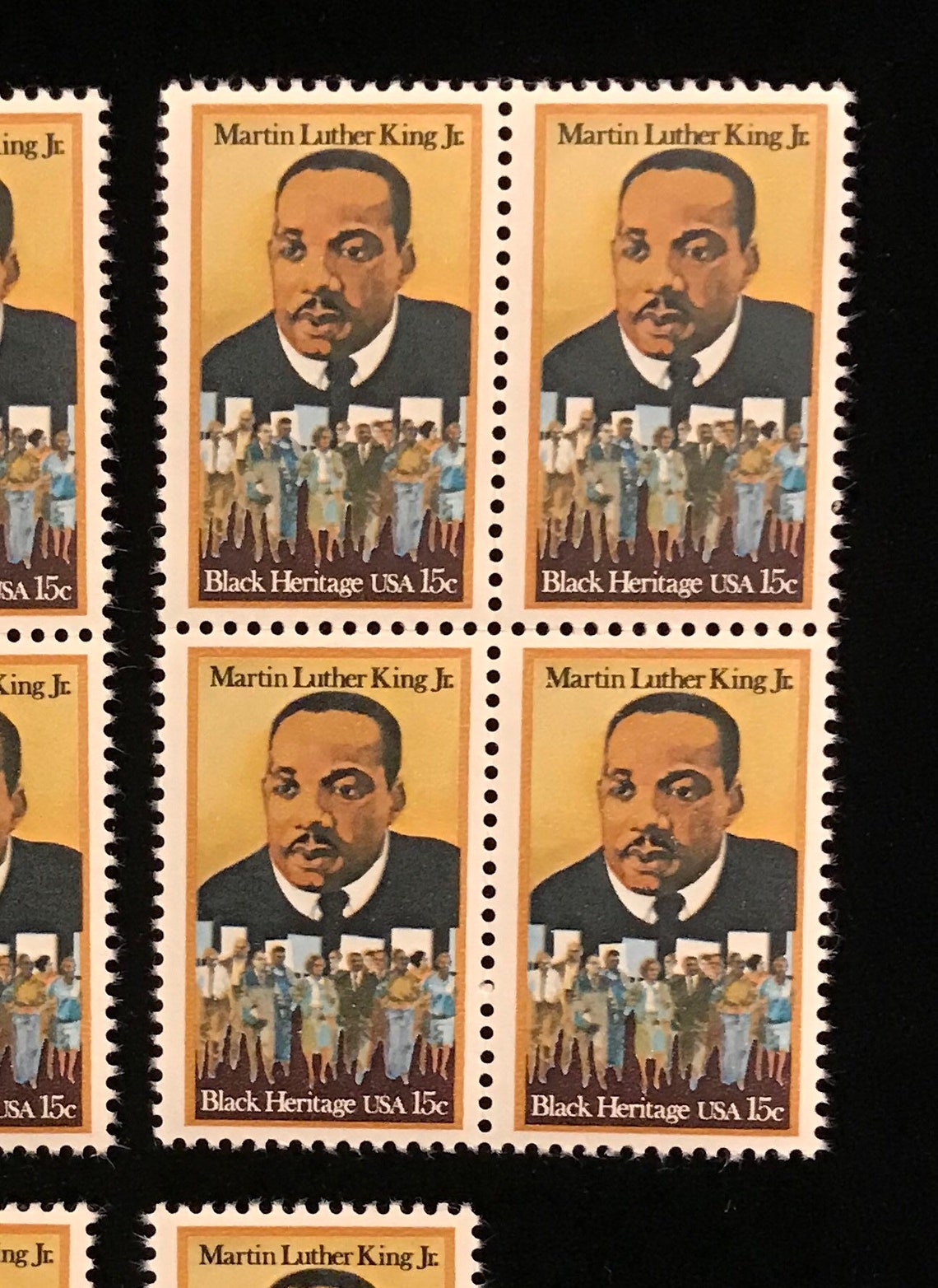 Martin Luther KIng stamps pack of 10 genuine US postage | Etsy