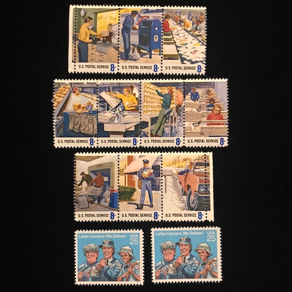 Postal Rubber Stamp - Etsy