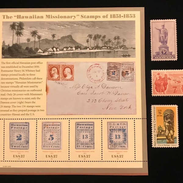 Hawaii Stamp - Etsy