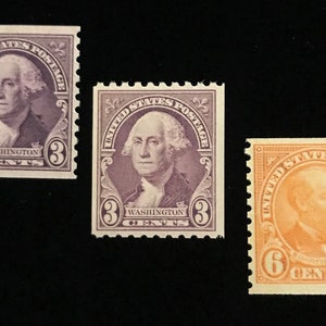 Scott 721 to 723 Mint Coil Stamps, Set of 3, Vintage 1932 - Etsy