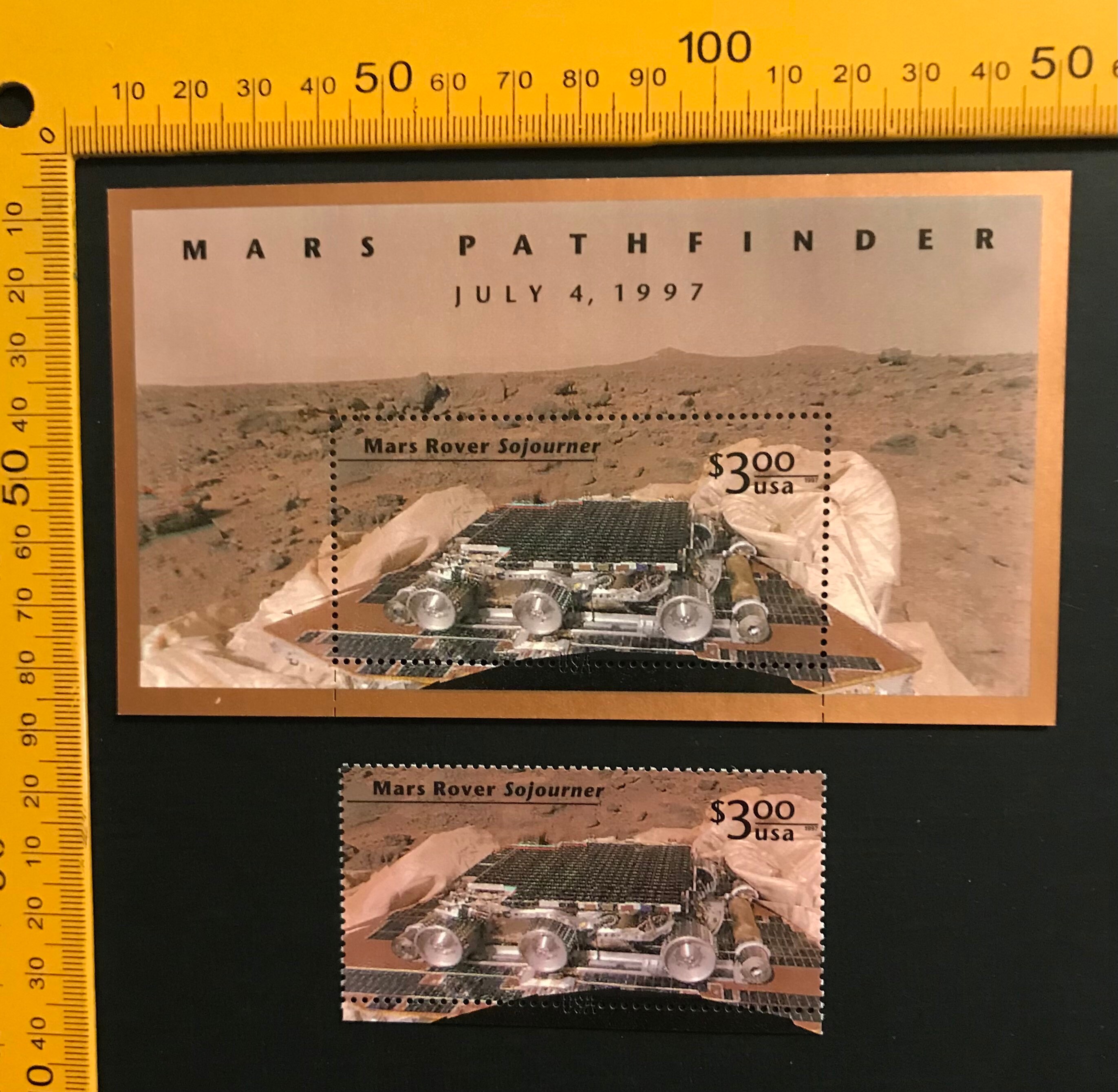 Mars Pathfinder US Stamp Souvenir Sheet - Etsy