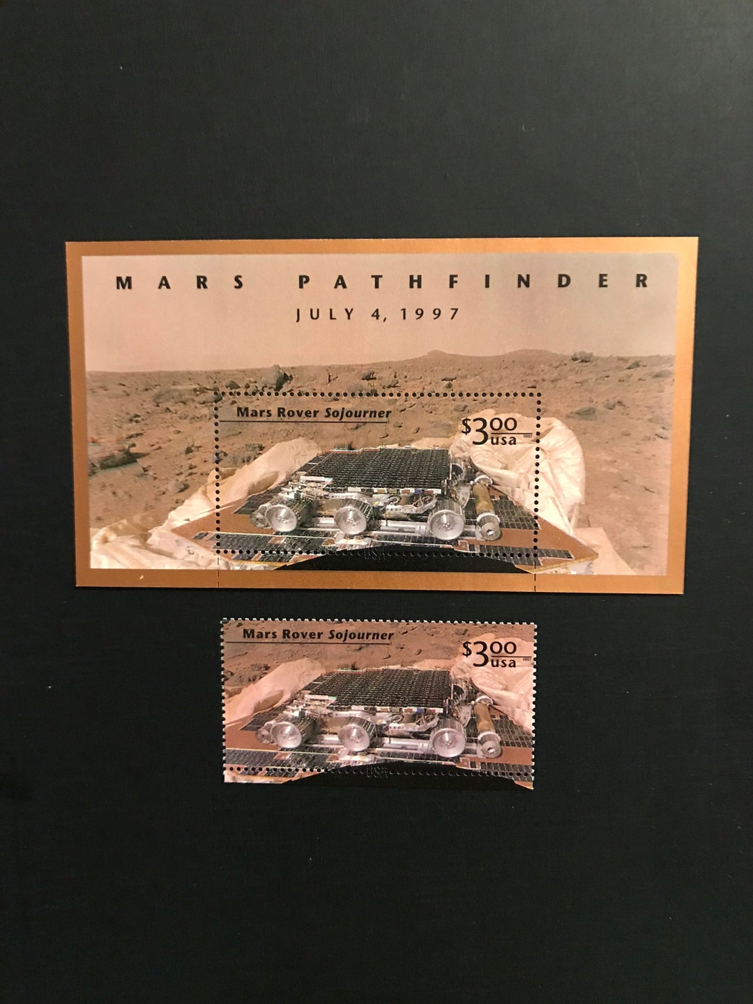 Mars Pathfinder US Stamp Souvenir Sheet - Etsy