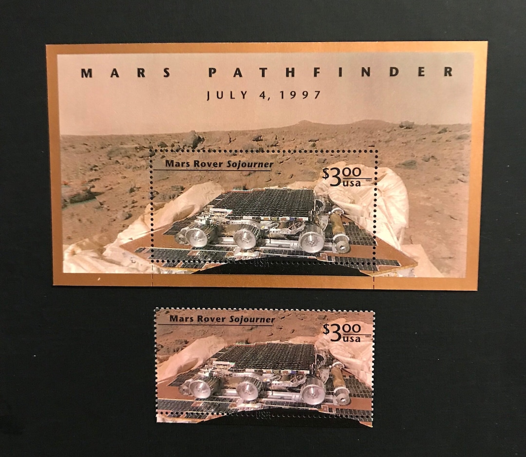 Mars Pathfinder US Stamp Souvenir Sheet - Etsy