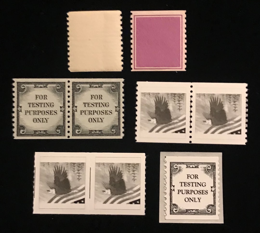 US Test Stamps, Scott Listed, Vintage 1926-1996, Set of 9 Stamps - Etsy