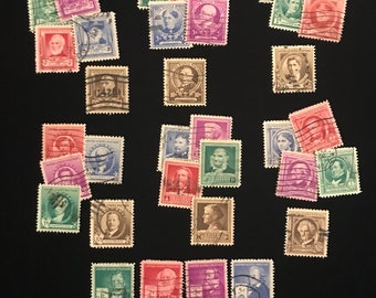 Used Us Stamps - Etsy