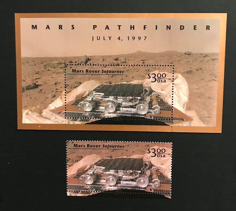 Mars Pathfinder US Stamp Souvenir Sheet - Etsy