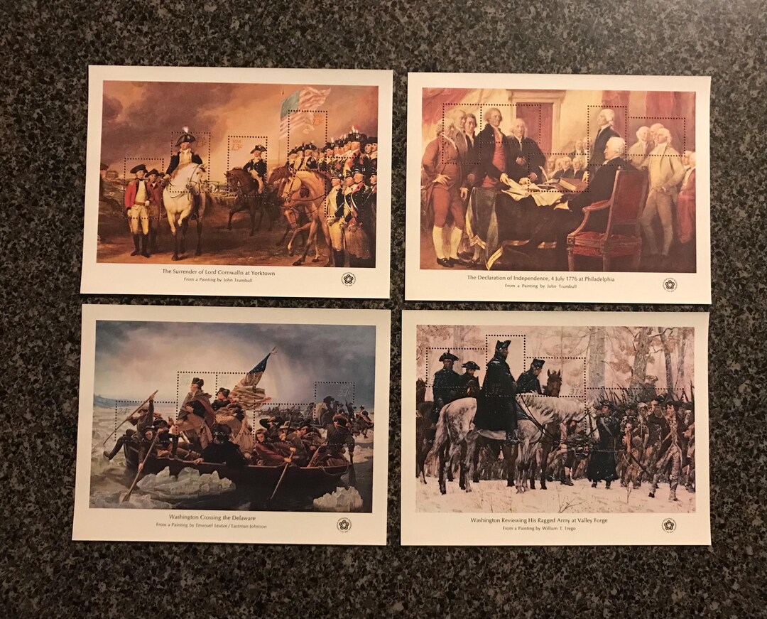 American Revolution 4 Sheet Set Artwork - Etsy