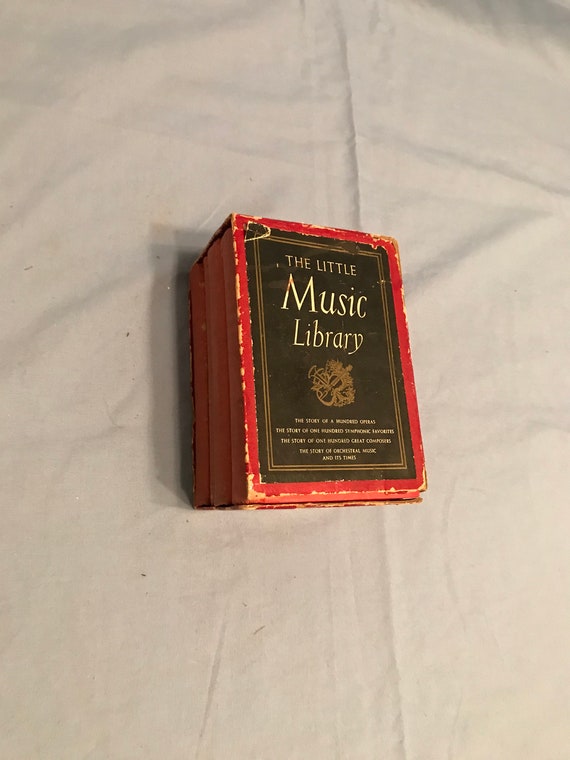1940-1943 the Little Music Library Set of 4 Books | Etsy