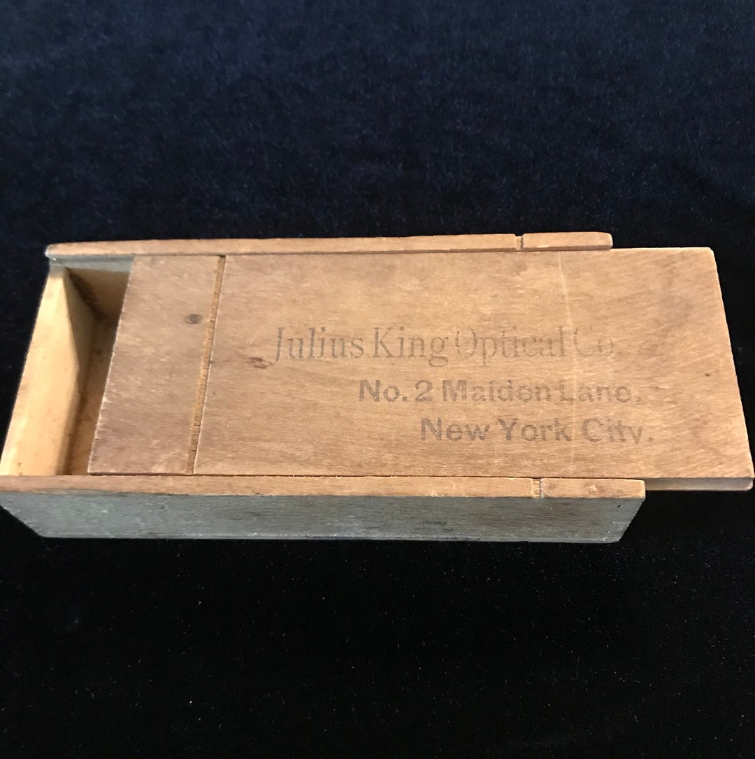 1900 Genuine Wooden Optical Mailing Box, Postmarked 1900 - Etsy